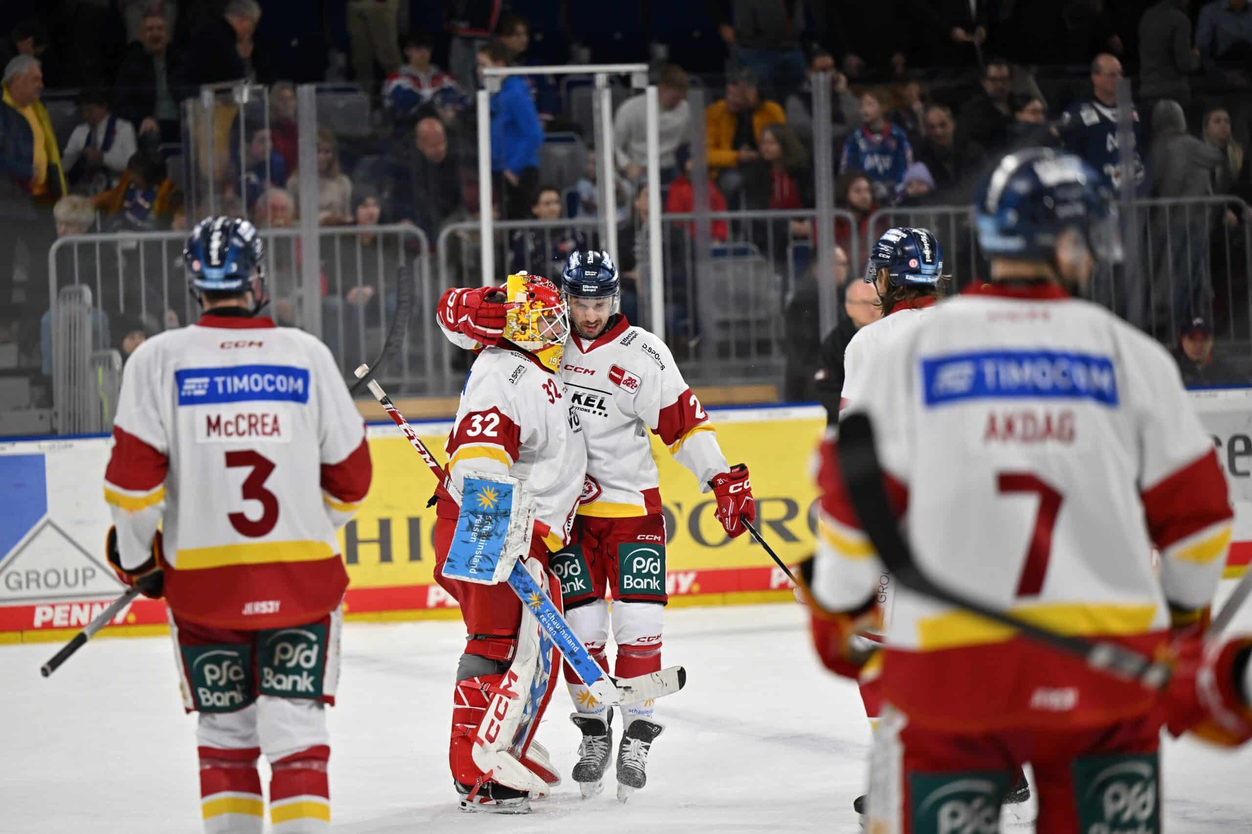 Adler Mannheim holen nur einen Punkt gegen DEG Düsseldorf - Eishockey ...